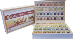 autumn hemingworth seasons 32 spool set embroidery thread