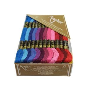 50 anchor embroidery cross stitch threads floss/skeins j&p coats