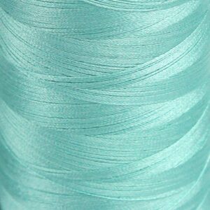 elvis 120d/2 luminous embroidery thread, 3280 yard spool, tiffany blue