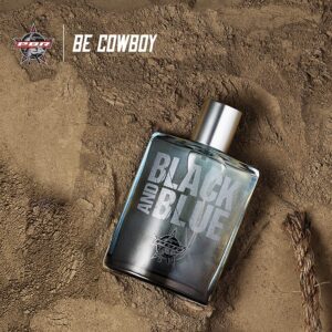 PBR Black and Blue Men's Cologne by Tru Western - Offical Fragrance Partner of the PBR - Crisp, Fresh, and Masculine Scent - 3.4 fl oz | 100 ml