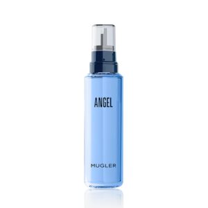 mugler angel refill - eau de parfum - women's perfume - ambery & woody - with bergamot, praline, and patchouli - long lasting fragrance - 3.3 fl oz