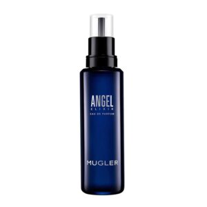 mugler angel elixir refill - eau de parfum - women's perfume - floral & woody - with sandalwood, amber, and vanilla - long lasting fragrance - 3.3 fl oz