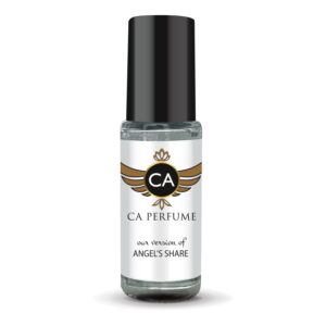 ca perfume impression of angel's share for women replica fragrance body oil dupes alcohol-free aromatherapy sample travel size concentrated long lasting attar roll-on 0.14 fl oz/4ml-x1