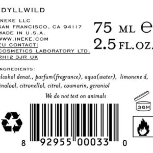 Ineke Idyllwild 75ml / 2.5 oz eau de parfum/perfume