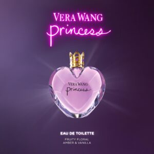 Vera Wang Princess Eau de Toilette Spray for Women, Vanilla, 3.4 Fl Ounce