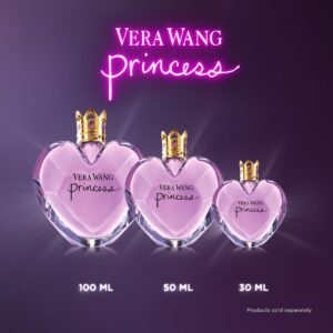 Vera Wang Princess Eau de Toilette Spray for Women, Vanilla, 3.4 Fl Ounce