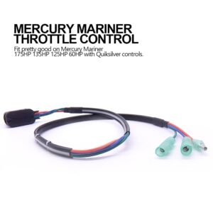 Spurick Boat Tilt Trim Switch for Mercury Mariner Throttle Control, Remote Control Switch for Quicksilver Controls 175HP 135HP 125HP 60HP Commander 2000 Remote Controls 87-18286A43 87-16991A1