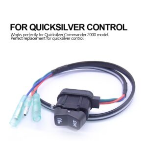 Spurick Boat Tilt Trim Switch for Mercury Mariner Throttle Control, Remote Control Switch for Quicksilver Controls 175HP 135HP 125HP 60HP Commander 2000 Remote Controls 87-18286A43 87-16991A1