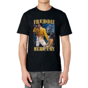 Freddie Mercury Official Live Homage Champion T-Shirt