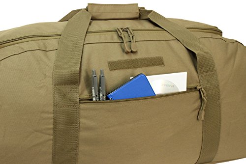 Mercury Tactical Gear Code Alpha Giant Convertible Duffel Bag with Backpack Straps, Basic, Coyote Brown, One Size