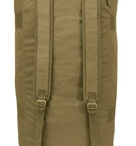 Mercury Tactical Gear Code Alpha Giant Convertible Duffel Bag with Backpack Straps, Basic, Coyote Brown, One Size