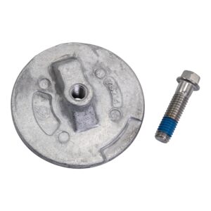 quicksilver 76214q5 aluminum anode plate for mercury mariner force and mercruiser anti-ventilation plate