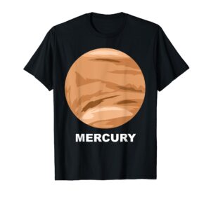 solar system group costumes - giant planet mercury costume t-shirt