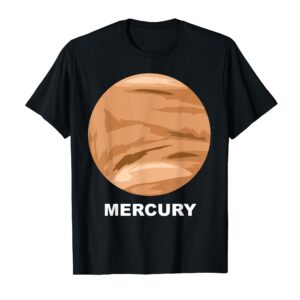 Solar System Group Costumes - Giant Planet Mercury Costume T-Shirt