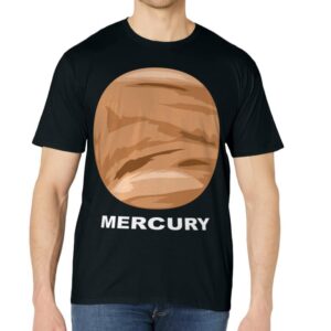 Solar System Group Costumes - Giant Planet Mercury Costume T-Shirt