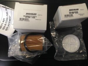 oem mercury mercruiser quicksilver gen iii gen 3 cool fuel module filter set : 35-892665 & 35-8m0093688