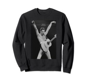 freddie mercury official live arms guitar sweatshirt