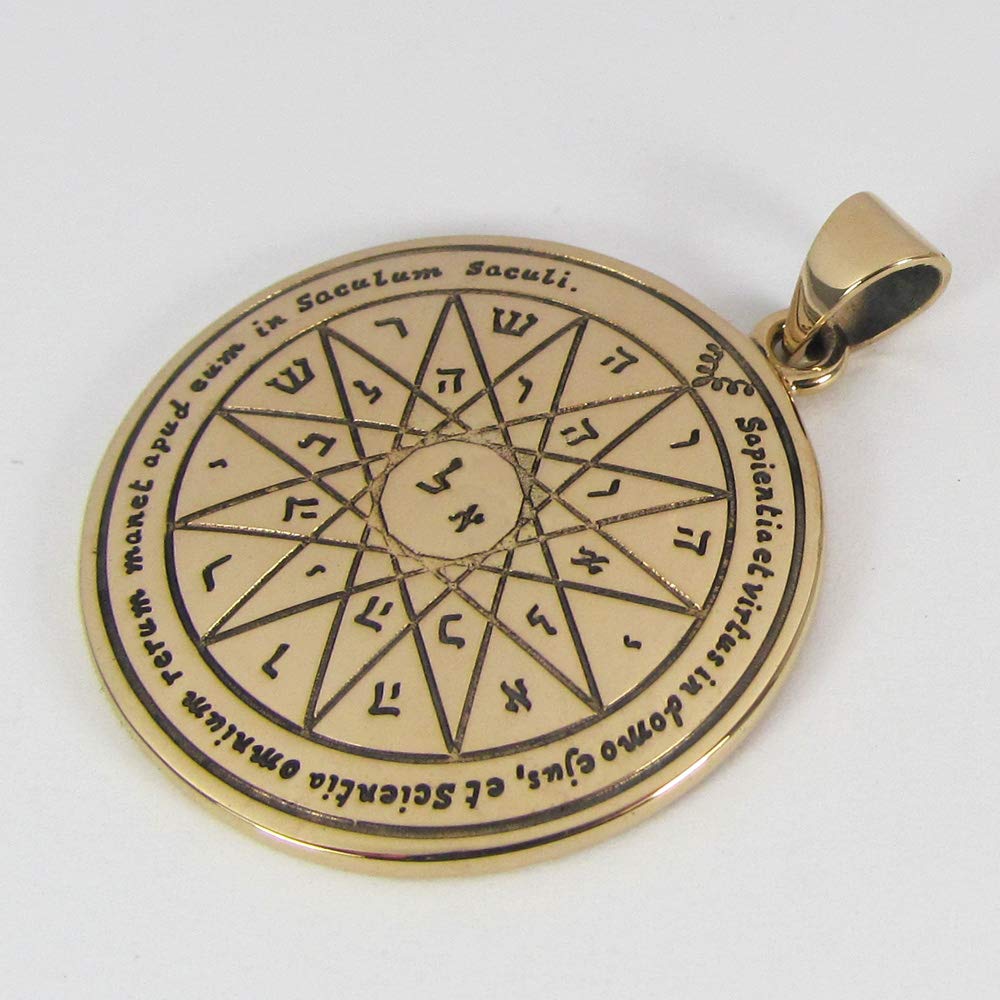 Bronze Fourth Pentacle of Mercury Talisman for Knowledge