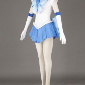 US size Women's Sailor Mercury Cosplay Costumes Mercury skirt suit (Female M)