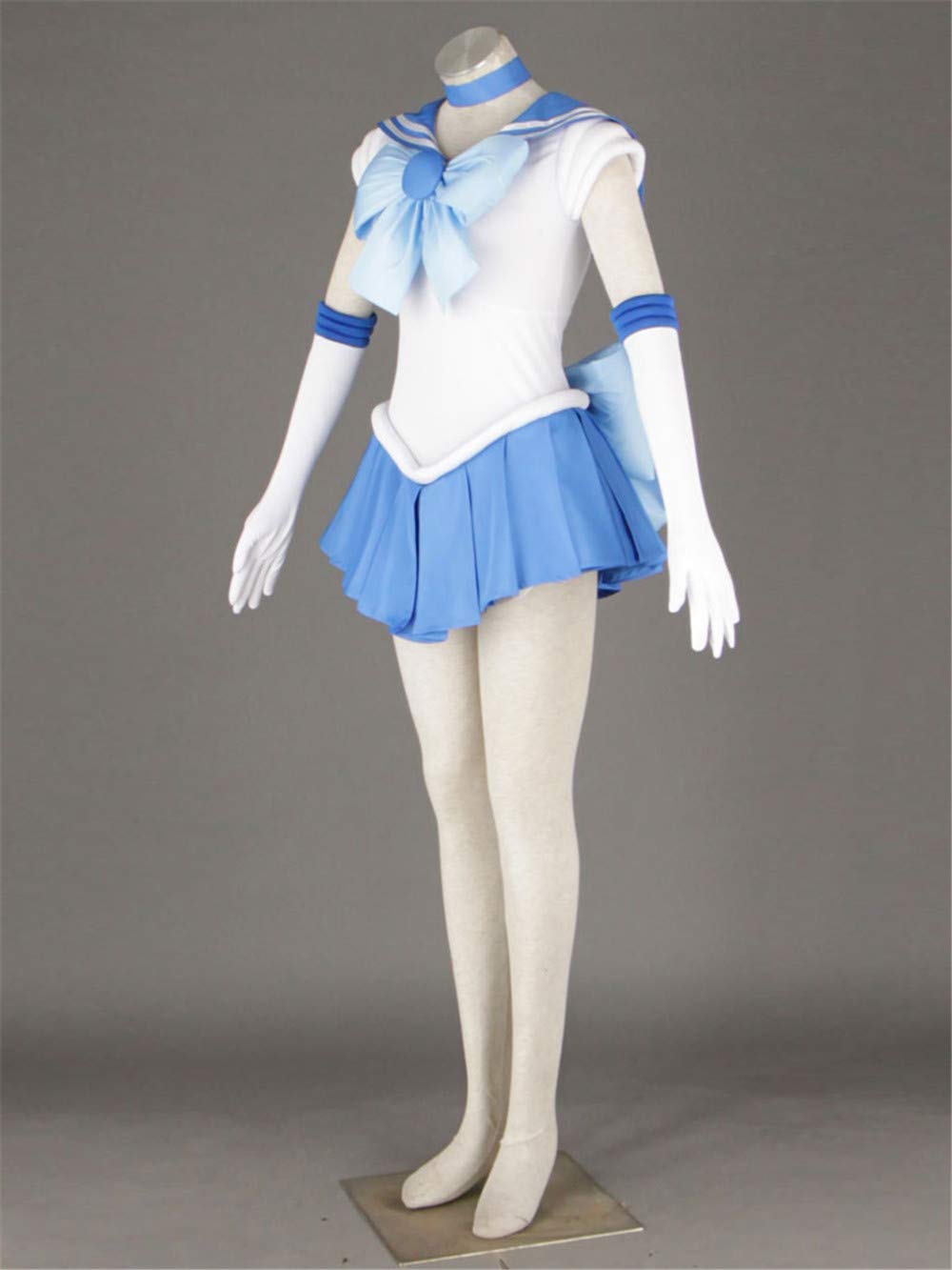 US size Women's Sailor Mercury Cosplay Costumes Mercury skirt suit (Female M)