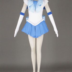 US size Women's Sailor Mercury Cosplay Costumes Mercury skirt suit (Female M)