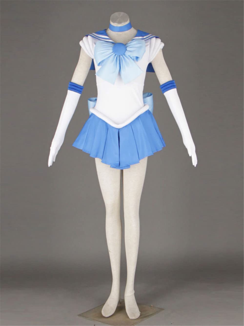 US size Women's Sailor Mercury Cosplay Costumes Mercury skirt suit (Female M)