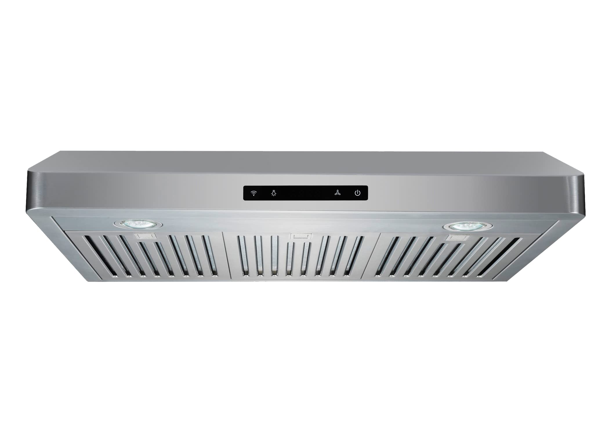 ROXON 860 CFM Centrifugal Blower Type Motor (High Grade) 30 Inches Under Cabinet Range Hood Kitchen Exhaust Fan Stainless Steel RXN-U12BSN-30