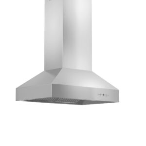 zline 36" ducted island mount range hood in outdoor approved stainless steel (697i-304-36)