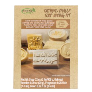 life of the party oatmeal vanilla soap making kit,