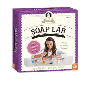 mindware science academy soap lab - 20 piece soap making chemistry kit for boys & girls