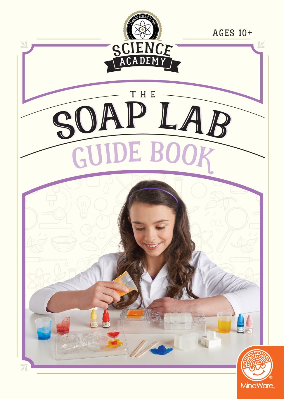 MindWare Science Academy Soap Lab - 20 piece soap making chemistry kit for boys & girls