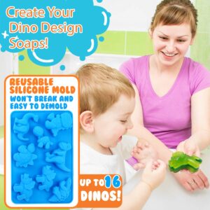 Dinonano Soap Making Kit for Kids Educational Science Toys - Make Your Own Stem Science Toys, DIY Arts and Crafts Kit, Experiments Activities Toys for Boys Girl age 6 7 8-12 Years Old