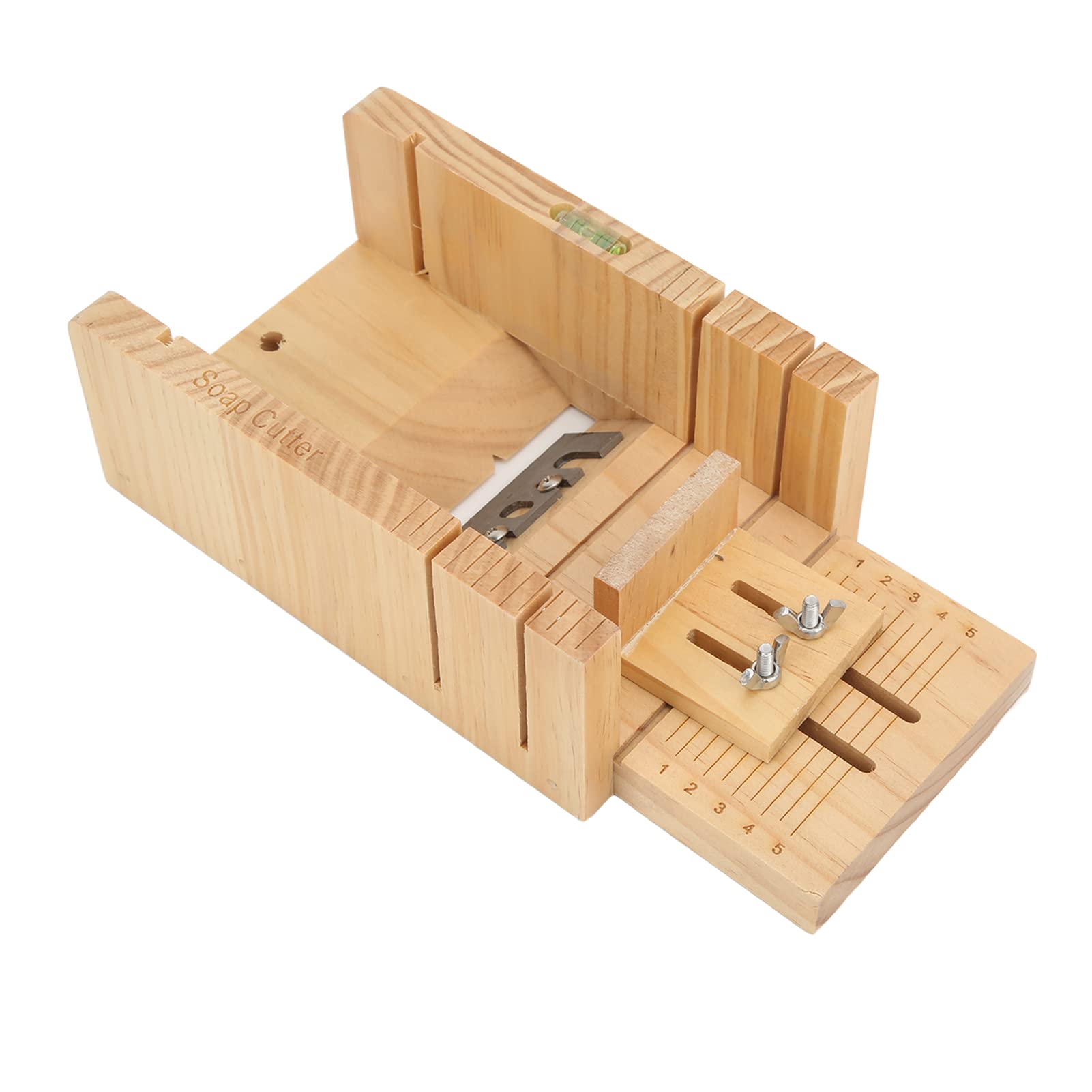 Soap Cutter Kit, Soap Cutter Include Wooden Box Silicone Mold Stainless Steel Cutter Soap Cutter for DIY Soap Making