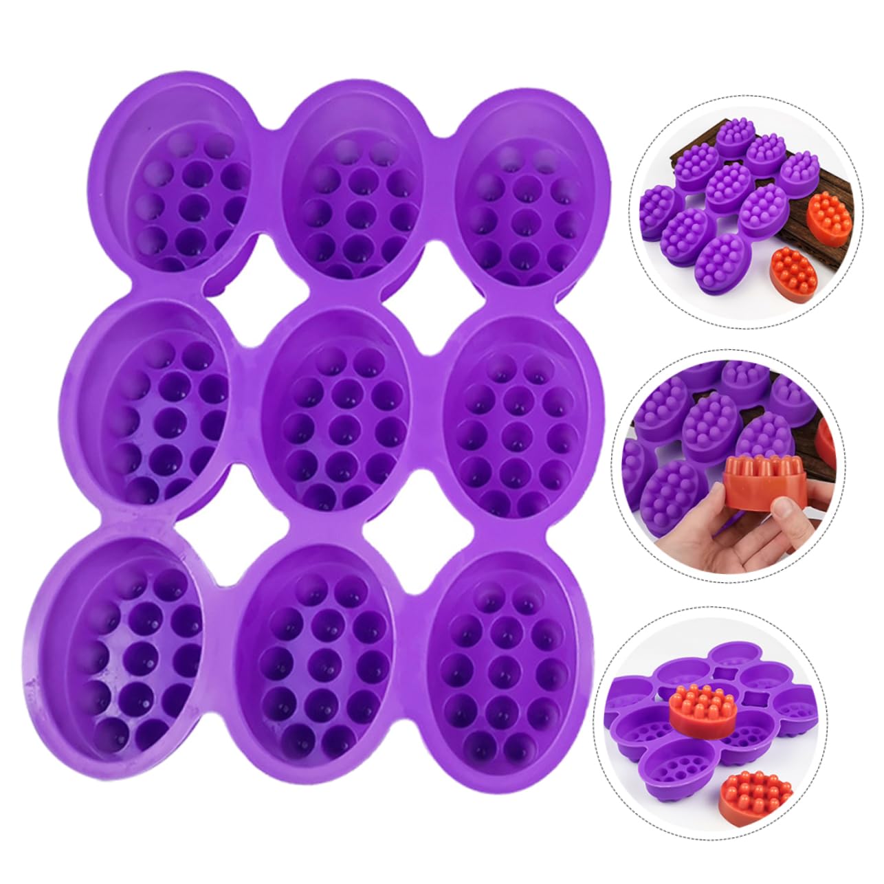 KONTONTY Soap Molds Silicone Shapes Unique Resin Mold Silicone Molds Hand Handmade Soap Mold Soap Kits Making for Adults Soap Molds for Soap Making Soap Making Tools Soap Mold Kit