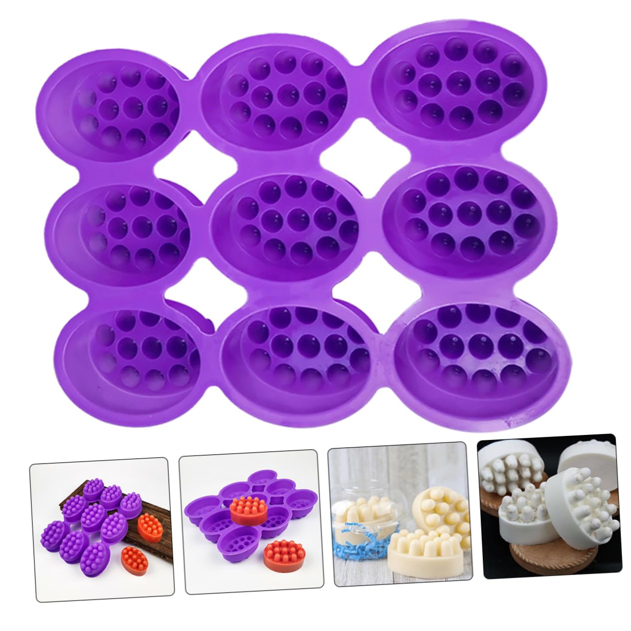 KONTONTY Soap Molds Silicone Shapes Unique Resin Mold Silicone Molds Hand Handmade Soap Mold Soap Kits Making for Adults Soap Molds for Soap Making Soap Making Tools Soap Mold Kit