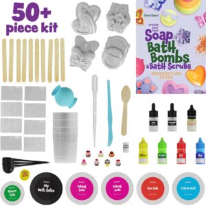 Soap & Bath Bomb Making Kit for Kids, 3-in-1 Spa Science Kit, Easter Craft Gifts For Girls & Boys Age 6 7 8 9 10-12 Year Old Girl Crafts Kits : DIY Experiment Toys, Craft Gift For Kids Ages 6-12