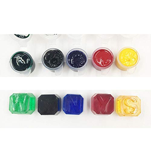 Ankexin 6 Colors Epoxy Resin Color Toning Paste Pigment Kit Handcraft AB Resin Colorant Dye Jewelry Making Tools Colorant