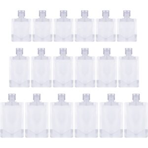 outus 18 pcs travel pouches for toiletries portable travel size refillable stand up pouch travel fluid makeup packing bag for shampoo conditioner lotion soap liquids(30 ml, 50 ml, 100 ml)