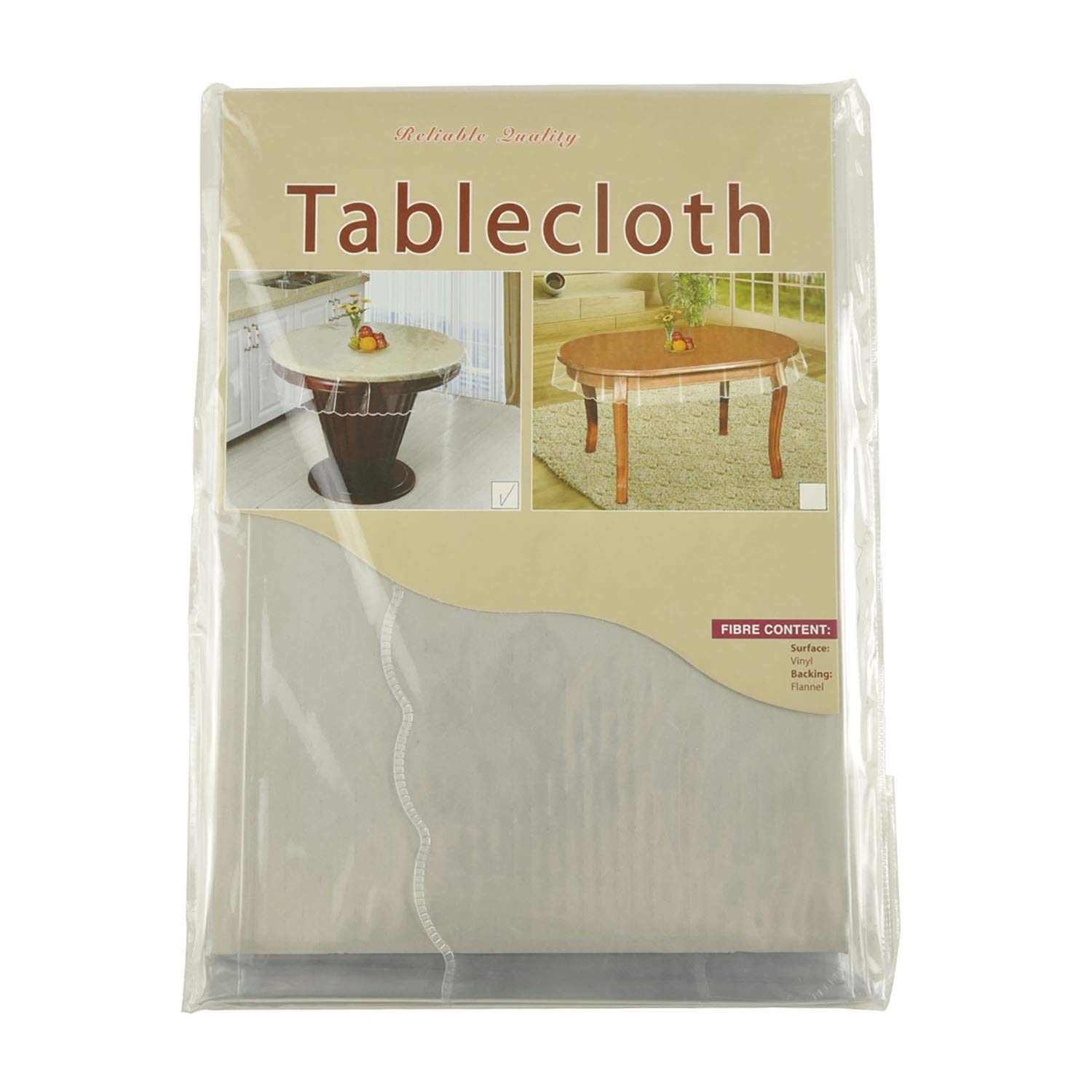 MeritMode Clear Vinyl Tablecloth, 100% PVC Rectangle Waterproof Table Cloth, Wipe Clean Plastic Table Cover for Kitchen Dinning Picnic, 54 * 72 Inches