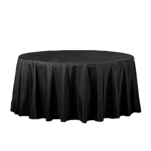 balsa circle 10 pcs 120 inch black round tablecloths fabric table cover linens for wedding party polyester reception banquet events kitchen dining