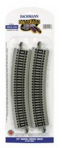 Bachmann HO Scale Bulk EZ-Track w/Nickel Silver Rail 22in Radius Curve (1)