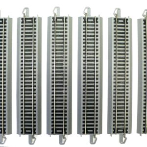 Bachmann HO Scale Bulk EZ-Track w/Nickel Silver Rail 9in Straight (1)