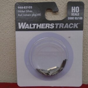 Walthers Code 83 or 100 Nickel-Silver Rail Joiners (48)