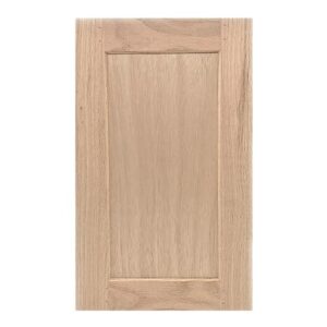 ONESTOCK 17.75W x 29H Unfinished Oak Kitchen Cabinet Door Replacement, Shaker Style