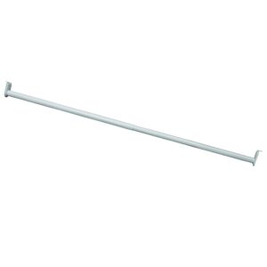 design house 205823 adjustable hanging closet rod 30 48-inch, white finish, inch inch