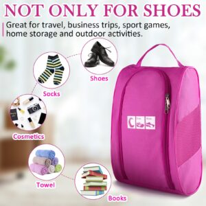 Ailaka Shoe Bag for Travel, Golf Shoe Bag Pouch Portable Large Shoes Storage Bag, Zipper Shoe Bags for Gym Sport Bowling