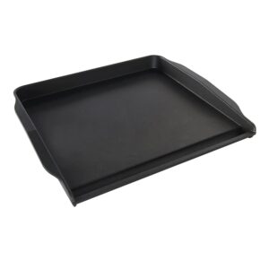 nordic ware stovetop backsplash griddle, black, nonstick