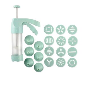 Nordic Ware Deluxe Deco Set, 12 discs and 6 tips, Sea Glass