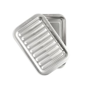 nordic ware naturals classic broiler pan, 2-piece