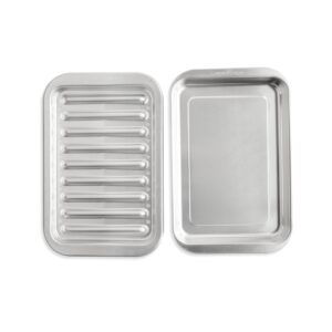 Nordic Ware Naturals Classic Broiler Pan, 2-Piece